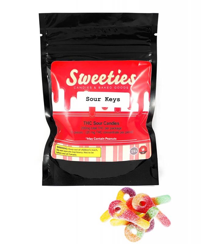 Sweeties – THC Infused Candy – Sour Keys – MJNExpress