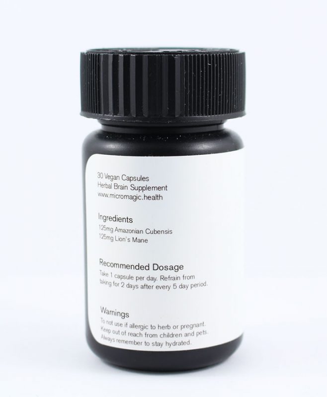 MicroMagic Microdose – 125mg – Brain Blend – MJNExpress